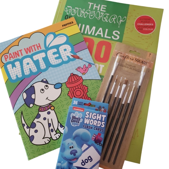 Nickelodeon | Other | Large Dot To Dot Book Plus Water Color Book And ...
